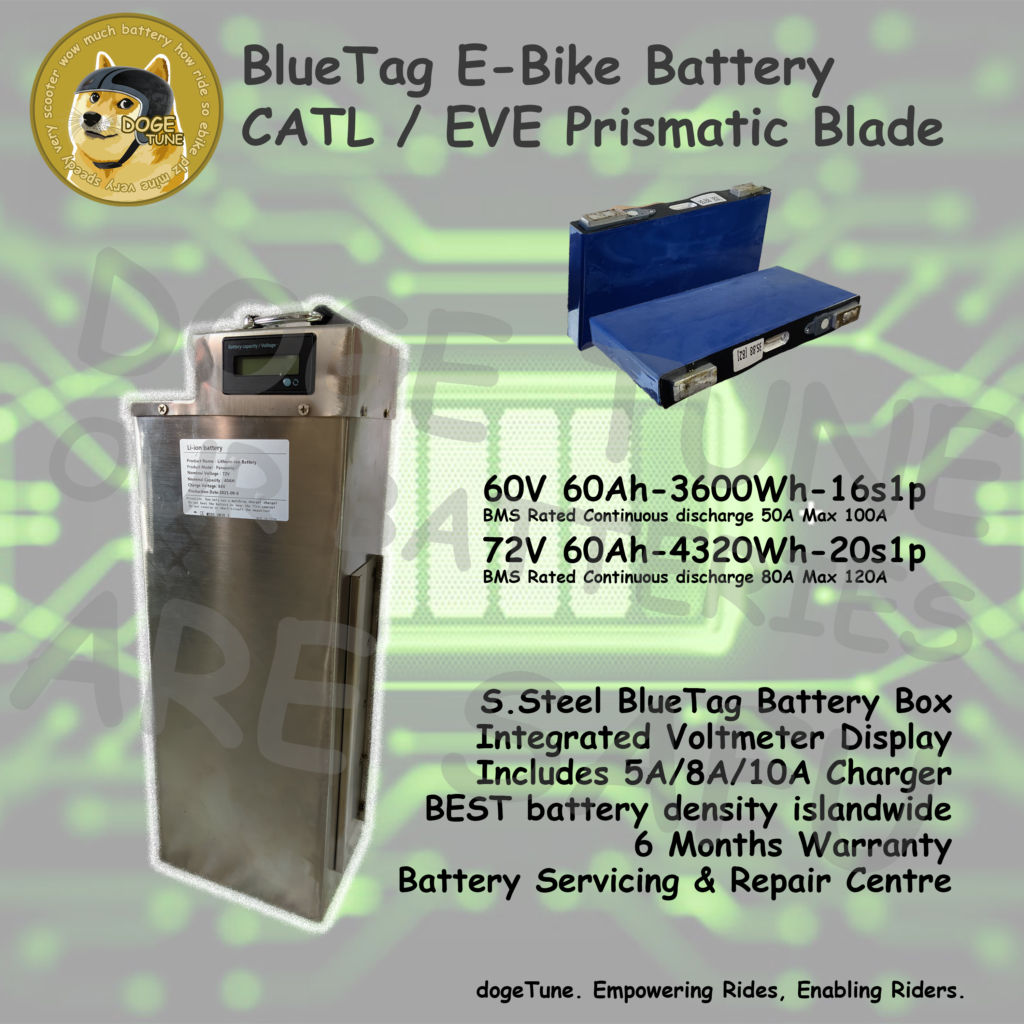 60v 60ah CATL Prismatic Li-ion Battery Pack For Blue Tag Ebike (CUSTOM ...